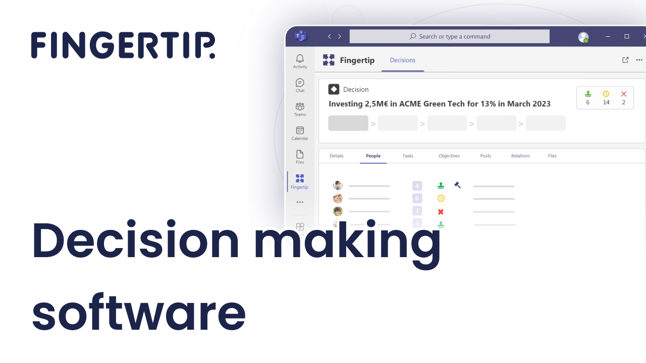 Decision making software