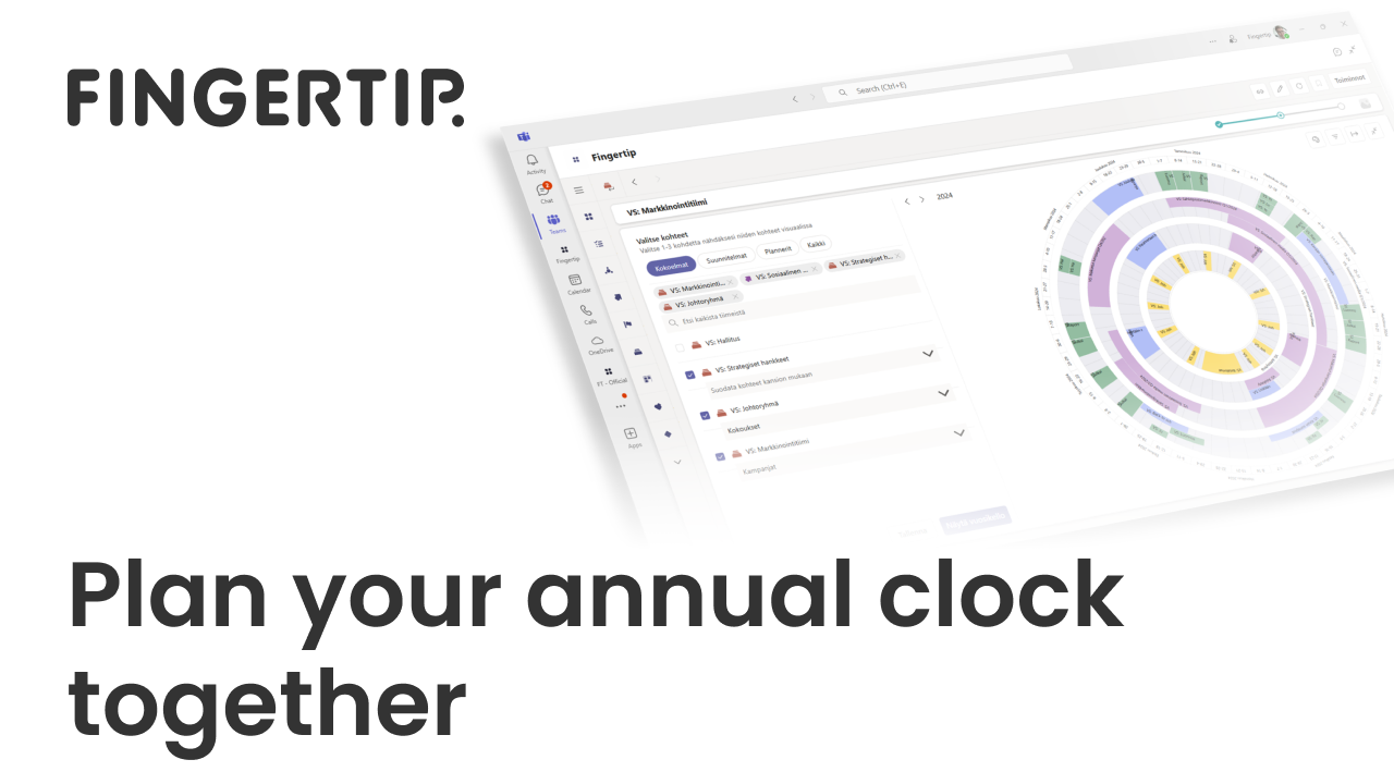 Annual planning - Fingertip